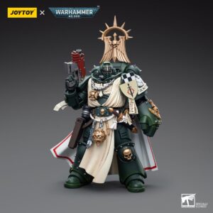 LEBOO JOYTOY Warhammer 40K 1/18 Action Figure Dark Angels Master with Power Fist 4.88in height Joy Toy Models