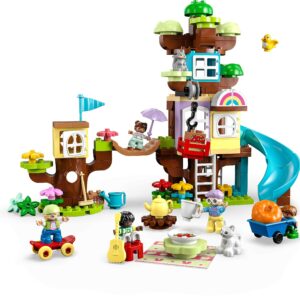 Lego Duplo Set of 2: 10993 3-in-1 Tree House & 10980 Building Plate in Green