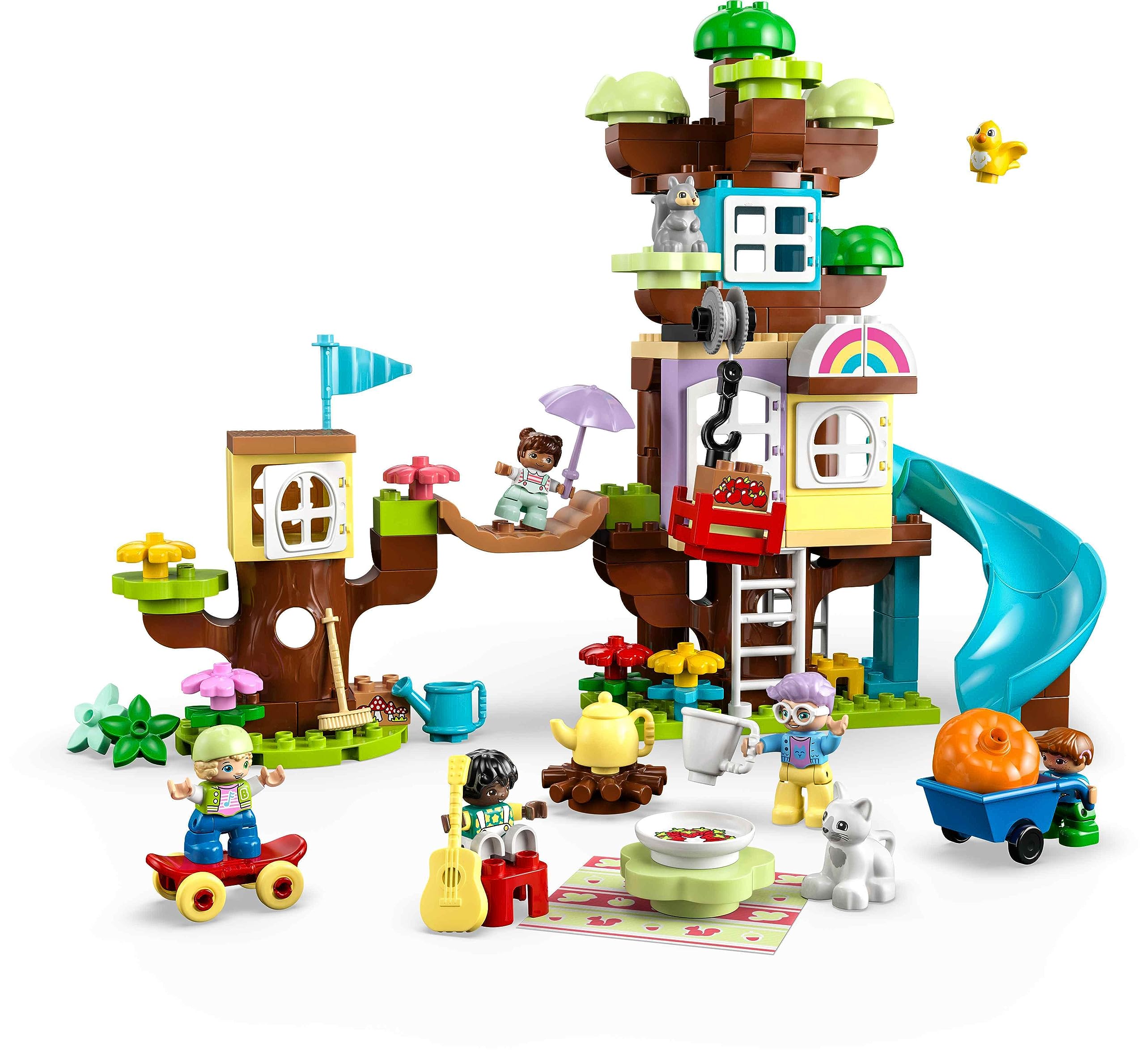 Lego Duplo Set of 2: 10993 3-in-1 Tree House & 10980 Building Plate in Green