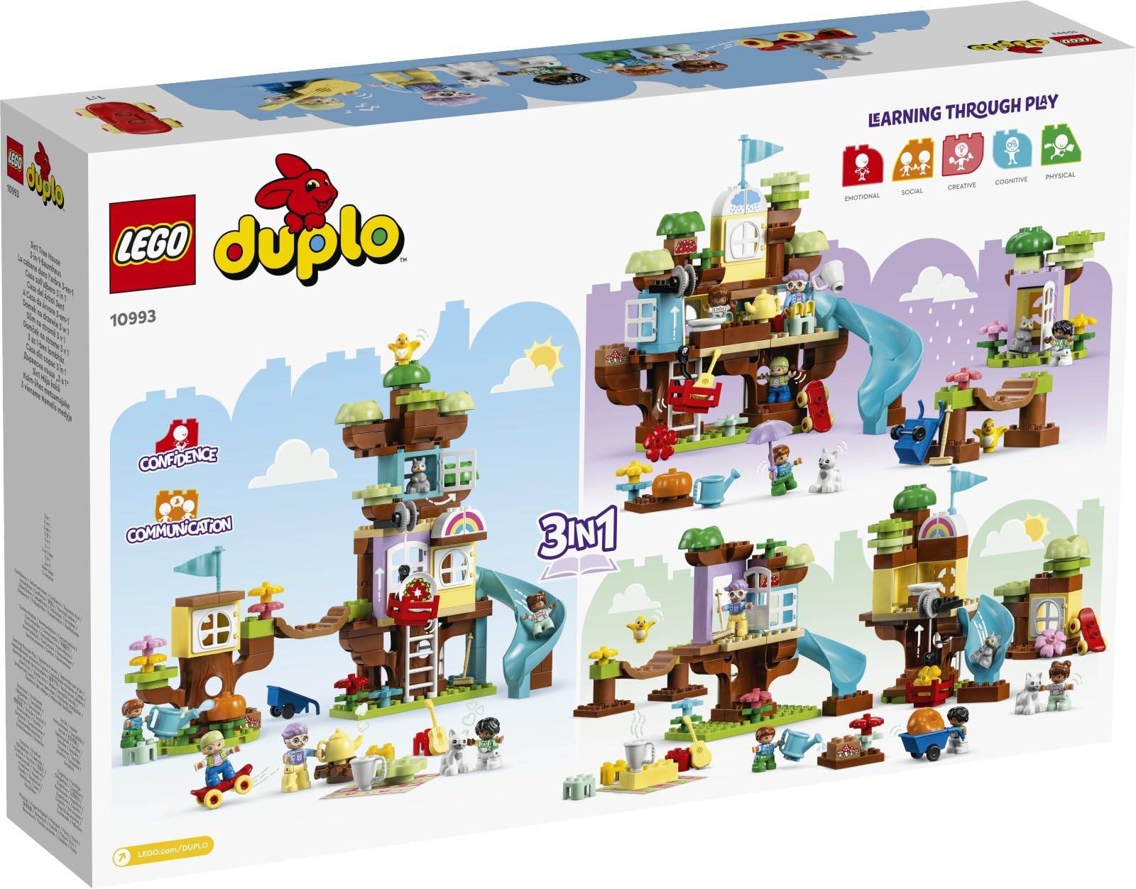 Lego Duplo Set of 2: 10993 3-in-1 Tree House & 10980 Building Plate in Green