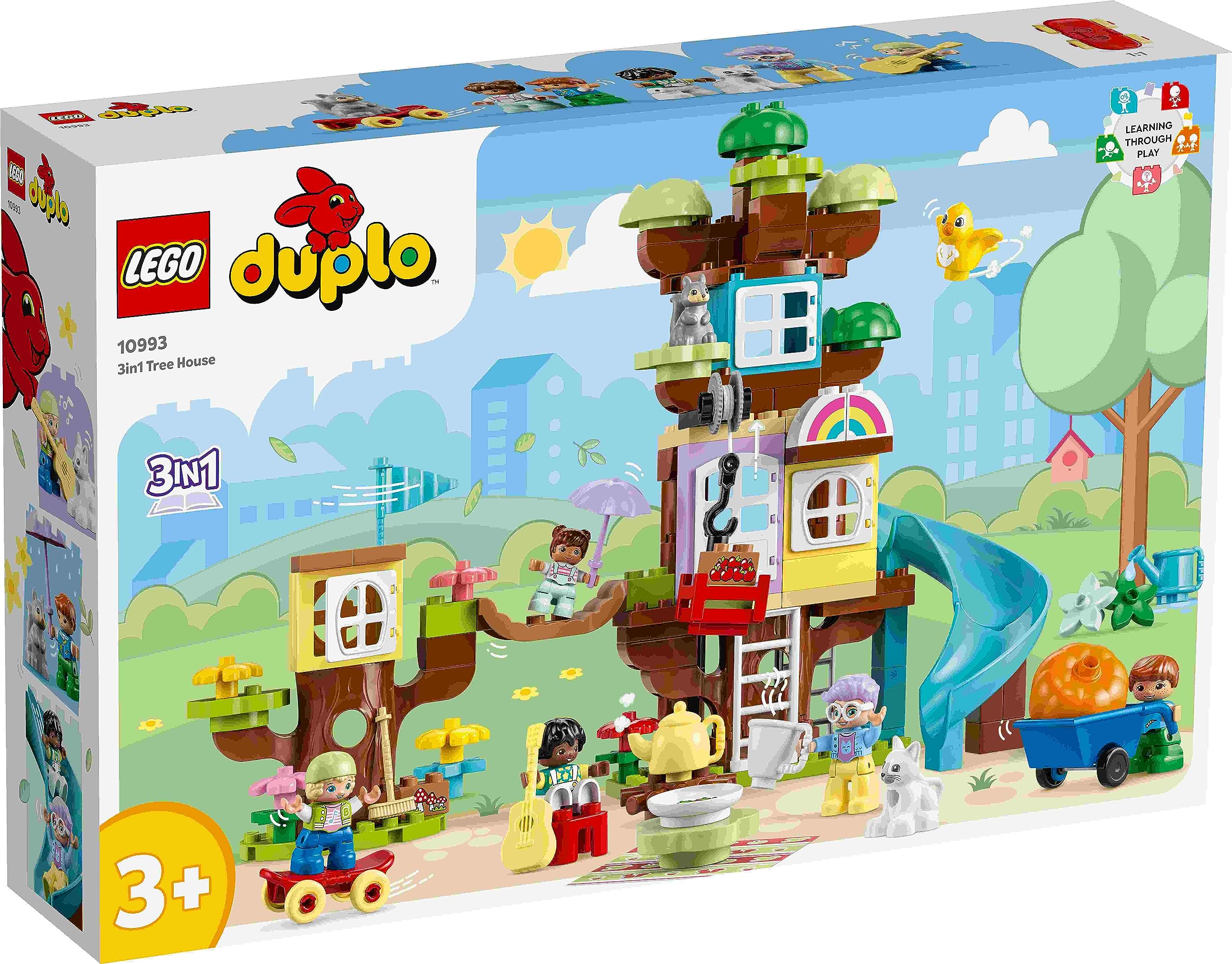 Lego Duplo Set of 2: 10993 3-in-1 Tree House & 10980 Building Plate in Green