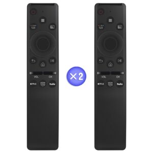 【pack of 2】 new universal remote control for all samsung tvs frame crystal uhd neo qled with netflix/prime video/hulu