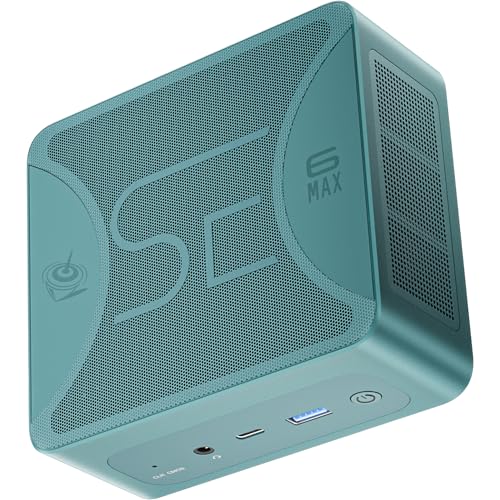 Beelink SER6 Max Mini PC,AMD Ryzen 7 7735HS (8C/16T, Up to 4.75GHz),16G DDR5 1TB PCIe4.0 SSD,Mini Computer Supports 4K Quad Output/HDMI/USB-C/Dual USB4/WiFi6/BT5.2/2.5Gbps LANfor Home,Office,Business