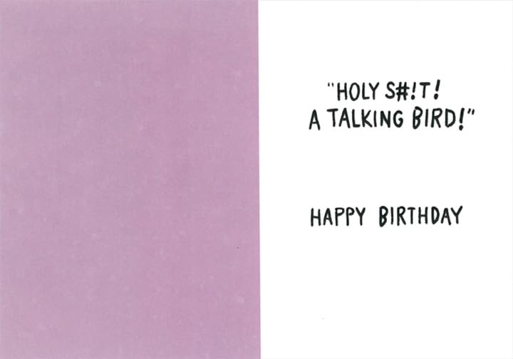 Recycled Paper Greetings Little Bird Told Me Funny/Humorous Birthday Card