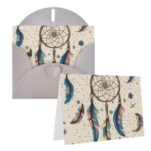 rldobofe birthday cards with envelopes dream catcher and moon wedding cards sympathy cards thinking of you cards note thank you cards blank inside all occasions greeting cards