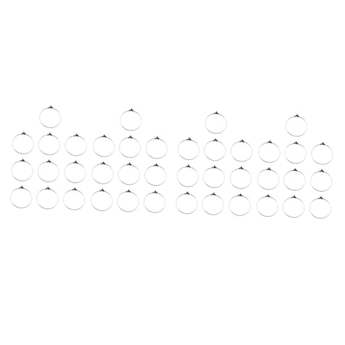 40 Pcs DIY Jewelry Making Supplies Ear Clips Accessories DIY Earring Hook Copper Earrings Accessories DIY Ear Jewelry