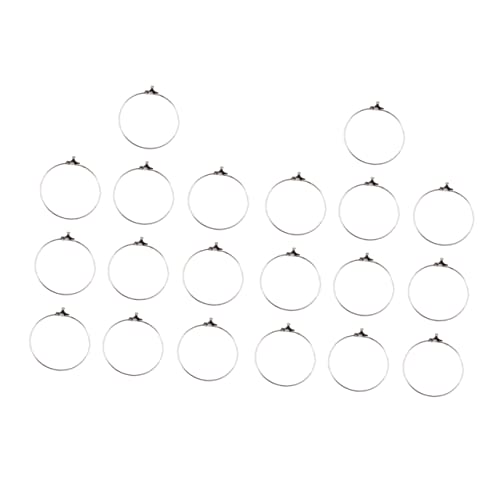 40 Pcs DIY Jewelry Making Supplies Ear Clips Accessories DIY Earring Hook Copper Earrings Accessories DIY Ear Jewelry