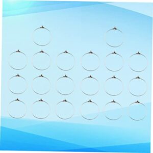 40 Pcs DIY Jewelry Making Supplies Ear Clips Accessories DIY Earring Hook Copper Earrings Accessories DIY Ear Jewelry