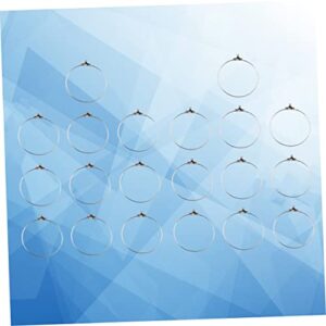 40 Pcs DIY Jewelry Making Supplies Ear Clips Accessories DIY Earring Hook Copper Earrings Accessories DIY Ear Jewelry