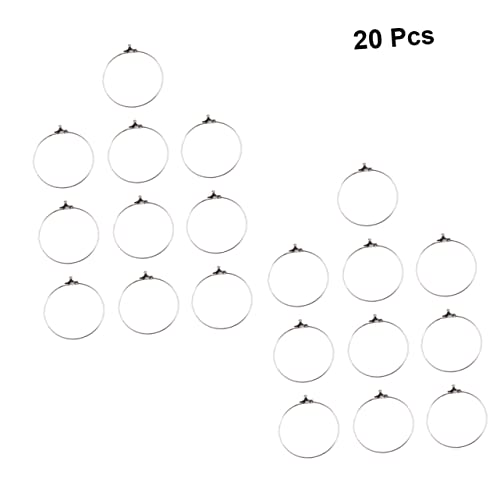 40 Pcs DIY Jewelry Making Supplies Ear Clips Accessories DIY Earring Hook Copper Earrings Accessories DIY Ear Jewelry