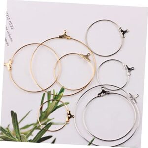 40 Pcs DIY Jewelry Making Supplies Ear Clips Accessories DIY Earring Hook Copper Earrings Accessories DIY Ear Jewelry