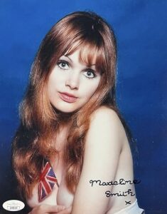 madeline smith autograph signed 8x10 photo theatre of blood bond jsa certified authentic ah96147