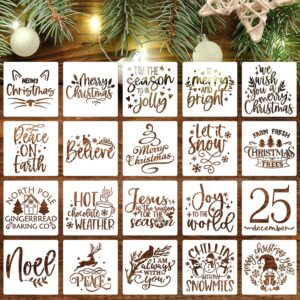 christmas stencils for painting on wood 6” christmas stencil xmas holiday stencil cardinal/pet/nativity templates(mix stencil 20p/6in)