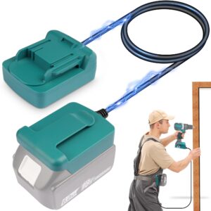 tairda battery adapter for makita 18v battery to for makita 18v cordless power tools, with 59inch cable, blue (adapter only)