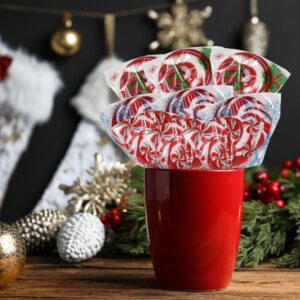 Gift Boutique 600 Small Christmas Treat Bags 3" x 5" with 600 Twist Ties Holiday Plastic Cellophane Bag for Making Your Own Lollipop Cake Pops Candy Lolly Chocolate & Cookies Easy Gift Wrapping Cello