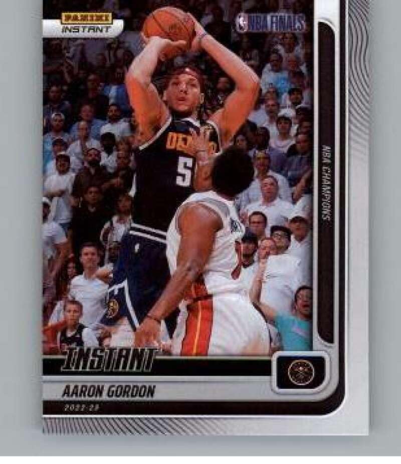 2023 Panini Instant NBA Champions Denver Nuggets (from box set) #24 Aaron Gordon NBA Basketball Trading Card