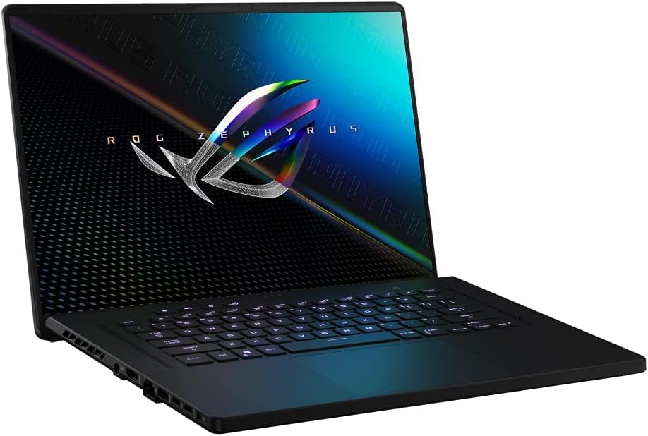 ASUS ROG Zephyrus M16 16″ WQXGA (2560×1600) 165Hz Gaming Laptop - 12th Gen Intel Core i9-12900H 14-Core up to 5.0 GHz CPU, 24GB DDR5 RAM, 4TB PCIe SSD, GeForce RTX 3070 Ti 8GB GDDR6, Windows 11 Pro