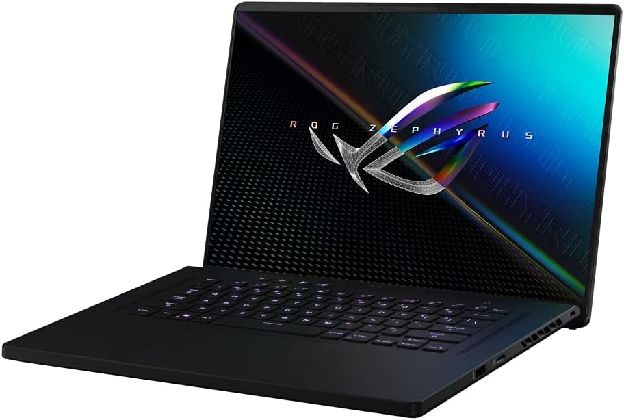 ASUS ROG Zephyrus M16 16″ WQXGA (2560×1600) 165Hz Gaming Laptop - 12th Gen Intel Core i9-12900H 14-Core up to 5.0 GHz CPU, 24GB DDR5 RAM, 4TB PCIe SSD, GeForce RTX 3070 Ti 8GB GDDR6, Windows 11 Pro