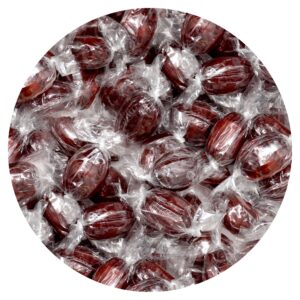 root beer barrels hard candy - 2lb bulk bag (approximately 130 pcs) - old fashioned hard candy - individually wrapped bulk candy - the hampton popcorn & candy company