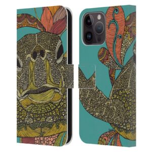 head case designs officially licensed valentina toitle animals and floral leather book wallet case cover compatible with apple iphone 15 pro max