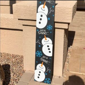 Christmas Welcome Stencils for Painting on Wood,Let It Snow Stencil for Porch Sign Merry Christmas Believe Snowman Drawing Templates for Shirts Pillow Cover Door Hanger Decor（11/12p）