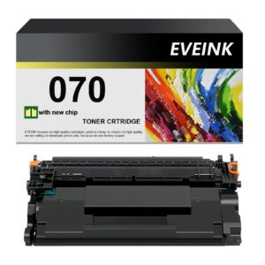 eveink 070 crg070 crg-070 black toner cartridge with new chip compatible with can0n imageclass mf465dw mf462dw lbp247dw lbp246dw printer (1-pack,black)