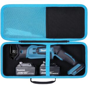 khanka hard tool case replacement for makita xrj01z / xrj08z 18-volt lxt lithium-ion cordless compact reciprocating saw(case only)