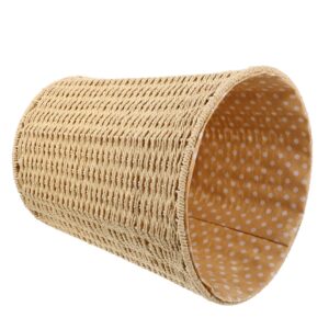 stobaza hamper straw trash basket weaving wastebaskets little waste basket decorative baskets kitchen waste fruit storage basket rattan toilet paper bin office trash can wicker paper rope