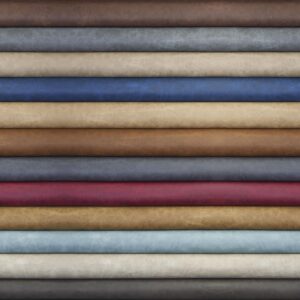 Faux Leather Fabric, Thick Durable Synthetic Repholstery Leather Vinyl, Soft Touch Distressed DIY and Craft Material - Individual 1 Yard Cut 36"x54" (Chaps)