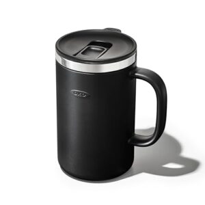 oxo strive insulated coffee mug with handle 16 oz/475 ml