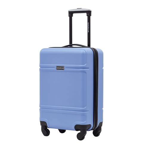 Travelers Club Spinner Luggage, Skyline Blue, 20-Inch Carry-On