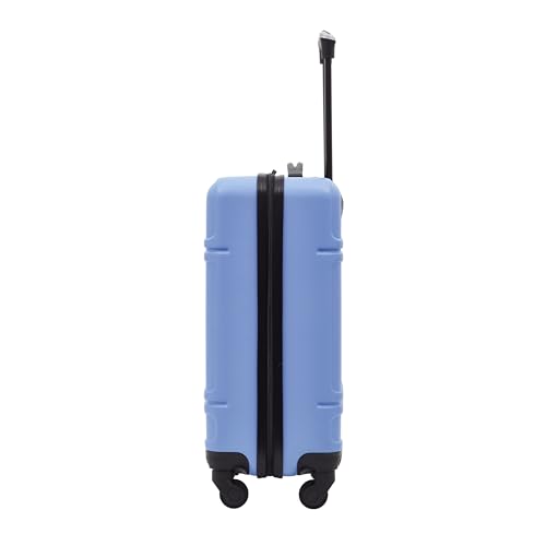 Travelers Club Spinner Luggage, Skyline Blue, 20-Inch Carry-On