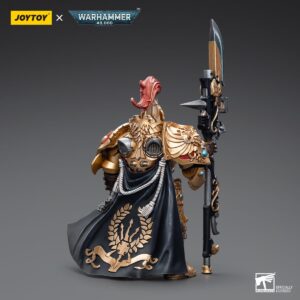 LEBOO JOYTOY Warhammer 40k Adeptus Custodes Shield Captain with Guardian Spear 1/18 Scale Action Figure 4.88in height Joy Toy Models