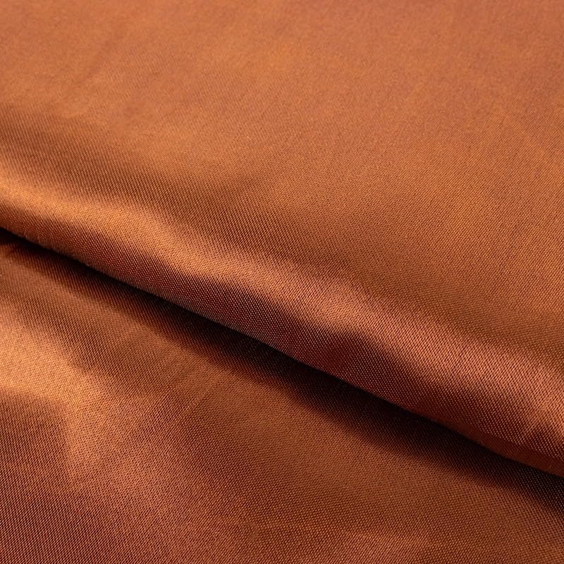 BalsaCircle 54-Inch x 10 Yards Cinnamon Brown Satin Fabric by The Bolt - Wedding Party Decorations Sewing DIY Crafts Costumes