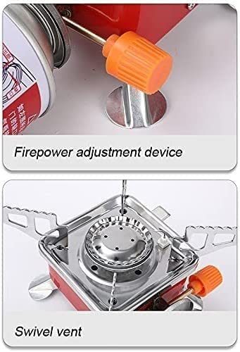 Small Square Stove Portable Gas BBQ Grill For Backpacking Hiking