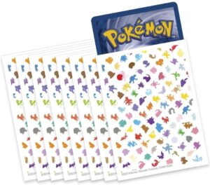 pokemon card sleeves - pokemon 151 - elite trainer box sleeves - sealed pack x65 sleeves