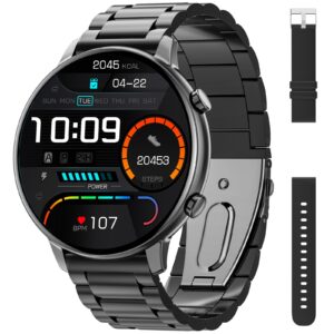 smart watch, bluetooth call smartwatch for men and women,monitoring heart rate/sleep/blood oxygen/pedometer,1.39-inch fitness tracker with multiple sports modes,smartwatches fit for ios and android