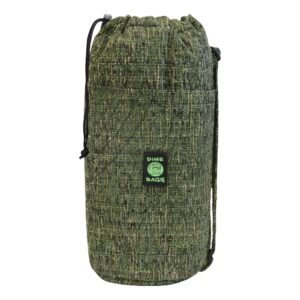 dime bags - drawstring tube, padded bag, 5 compartments, w/shoulder strap, convenient, durable (timber, 18")