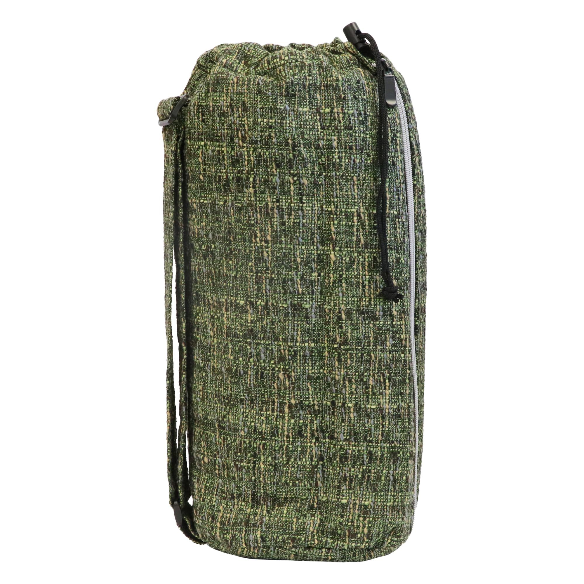 DIME BAGS - Drawstring Tube, Padded Bag, 5 Compartments, w/Shoulder Strap, Convenient, Durable (Timber, 18")