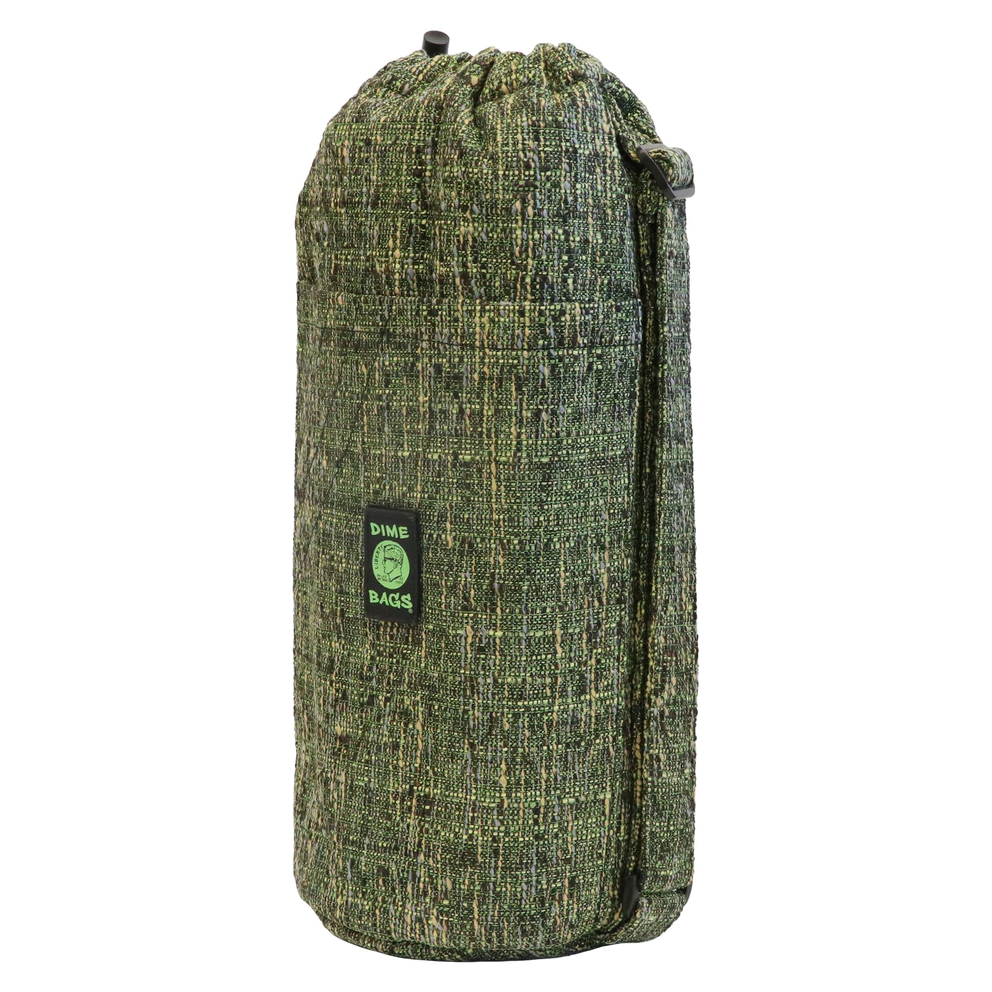 DIME BAGS - Drawstring Tube, Padded Bag, 5 Compartments, w/Shoulder Strap, Convenient, Durable (Timber, 18")