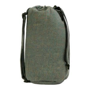 DIME BAGS - Drawstring Tube, Padded Bag, 5 Compartments, w/Shoulder Strap, Convenient, Durable (Aqua, 14")