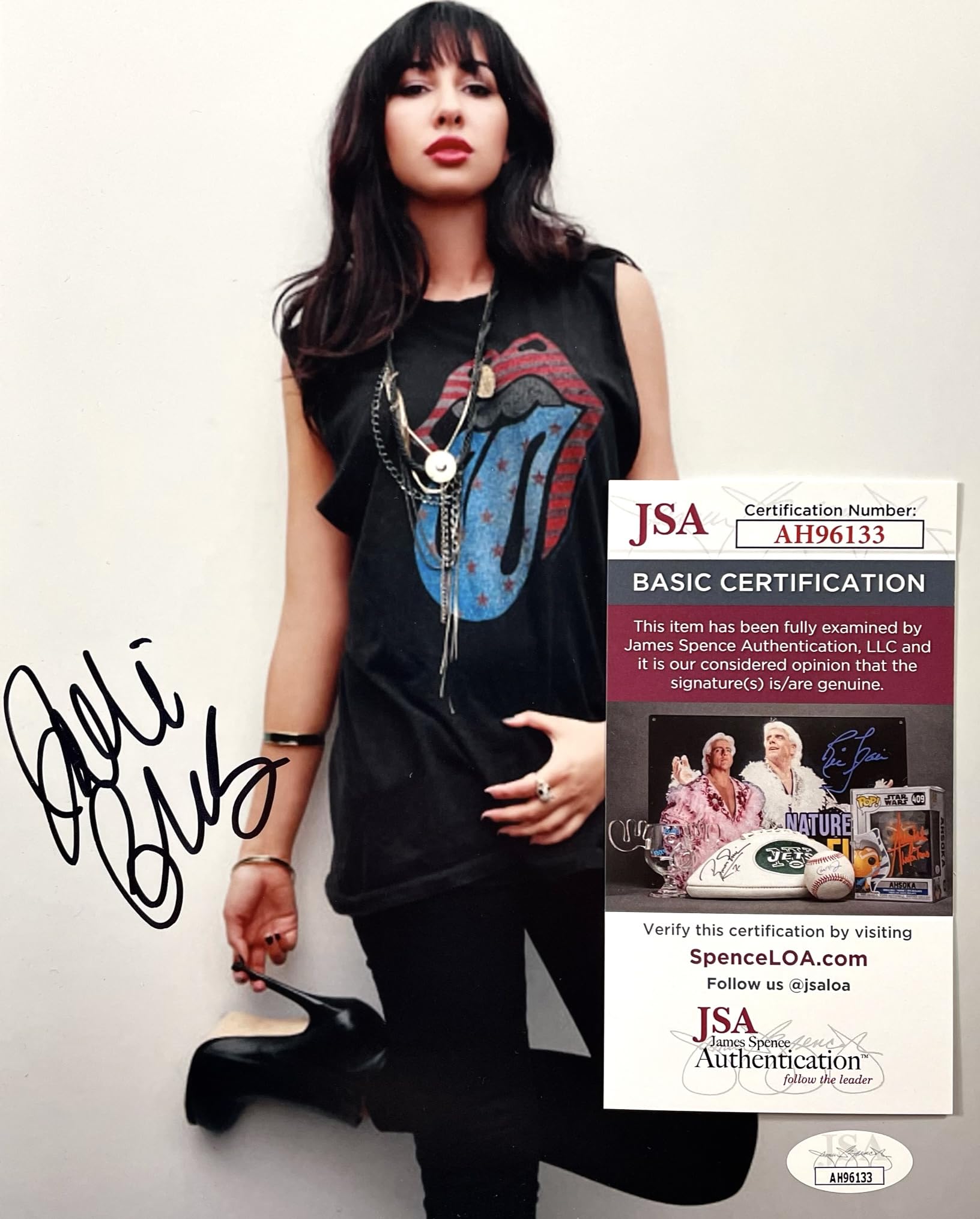 JACKIE CRUZ Signed Autograph 8x10 PHOTO Orange is the New Black JSA Certified Authentic AH96133