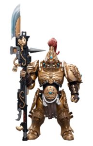 hiplay joytoy warhammer 40k collectible figure: adeptus custodes custodian guard with guardian spear 1:18 scale action figures jt7806 (guard with guardian spear)