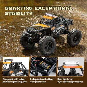 BEEZRC FMS 1/24 RC Crawler Lemur RTR FCX24 4WD 2.4GHz RC Rock Truck RC Car Offroad Mini Model Car Hobby Grade Remote Control Car with LED Lights (Green) FMS12404RTRGN