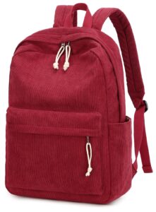 school backpack for teens large corduroy bookbag lightweight 17 inch laptop bag for girls boys casual high school college