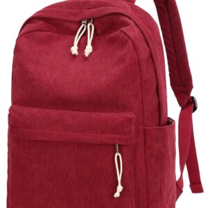 School Backpack for Teens Large Corduroy Bookbag Lightweight 17 inch Laptop Bag for Girls Boys Casual High School College