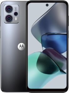 motorola moto g23 4g lte xt2333-1 | 4gb ram | 128gb storage | dual sim | 50mp camera | 30w turbopower | 6.5" lcd 90hz display | international model | gsm factory unlocked - (gray)