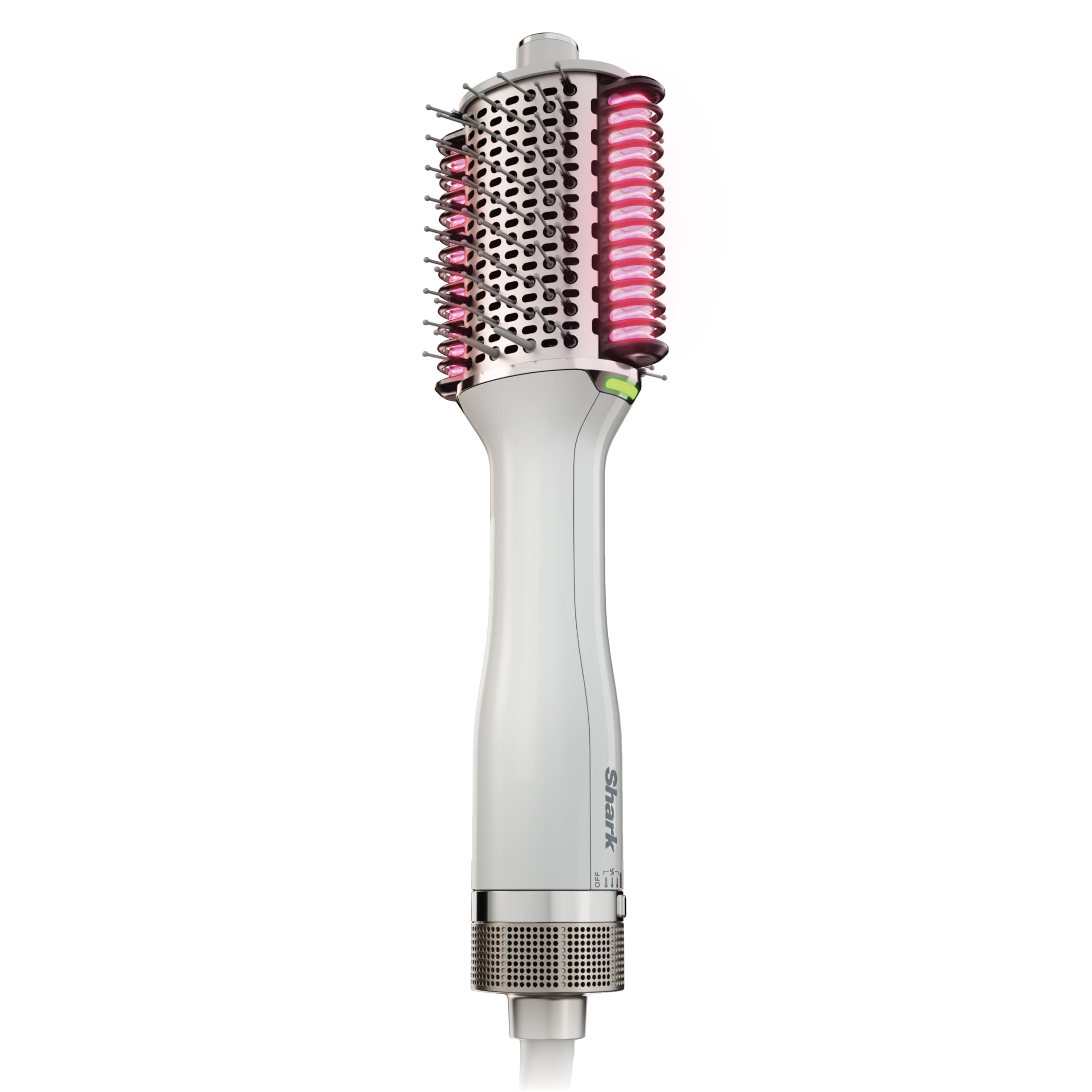 Shark HT202 SmoothStyle Heated Comb + Blow Dryer Brush, Dual Mode, for All Hair Types, Silk