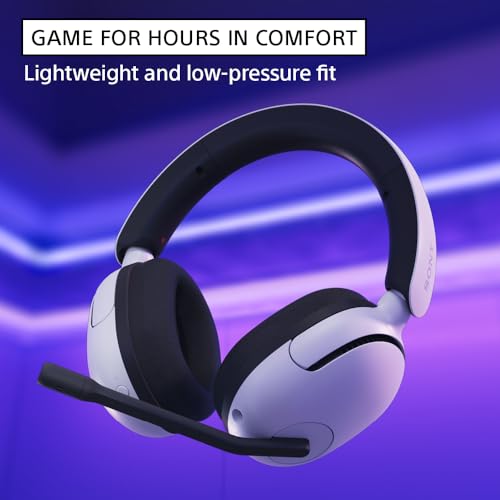 Sony INZONE H5 Wireless Gaming Headset, 360 Spatial Sound, Works with PC, PS5, 28 Hour Battery, 2.4Ghz Wireless and 3.5mm Audio Jack, WH-G500 White