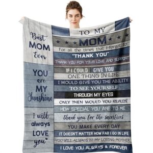 yamco gifts for mom blanket - mom birthday gifts 60"x50" blankets - mother birthday gifts - cool birthday gifts for moms - great mama gifts unique - gifts for mothers christmas - best mom gift ideas